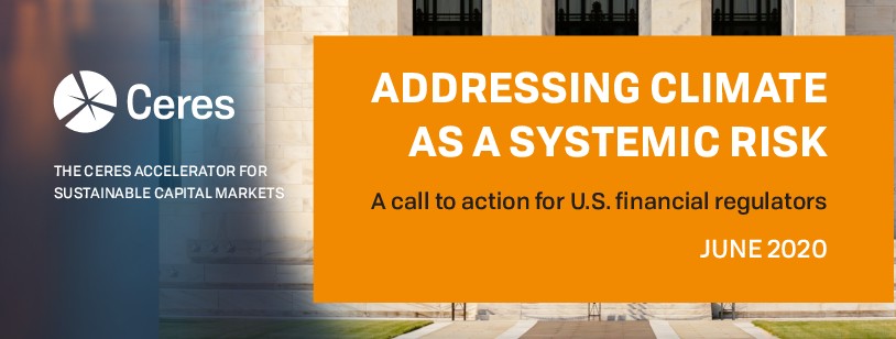 Addressing Climate as a Systemic Risk: A call to action for U.S ...
